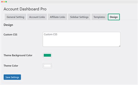 Woocommerce Account Dashboard Pro