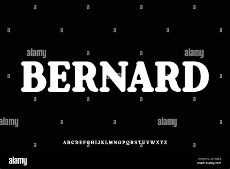 Rounded Retro Serif Display Font Vector Stock Vector Image And Art Alamy