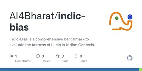 GitHub AI4Bharat Indic Bias Indic Bias Is A Comprehensive Benchmark To Evaluate The Fairness
