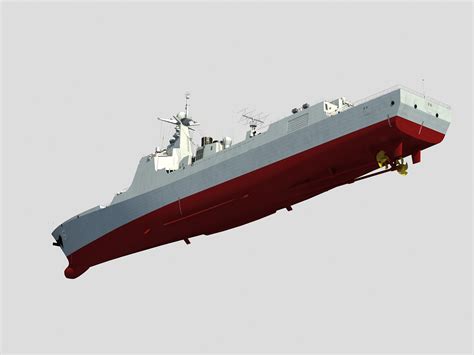 Type 052d Destroyer 3d Model By Pxfpxd