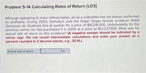 solved problem 5 14 calculating rates of return lo3]