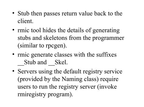 Distributed Objects And Java Ppt