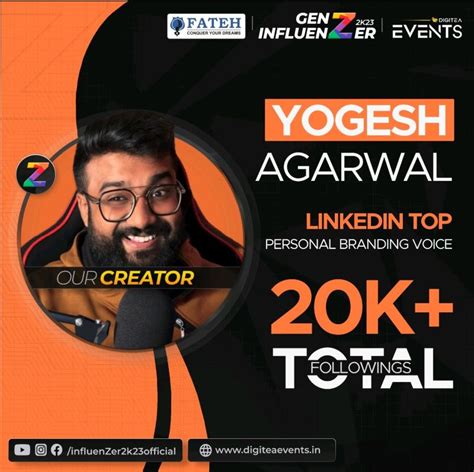 Personalbranding Creators Socialnetworking Yogesh Agarwal 🇮🇳 54