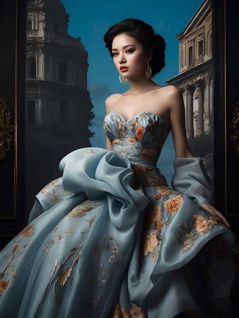 Premium Ai Image Painting Involves Blending Classical Elegance With A