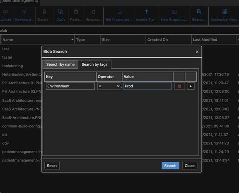 Search Azure Storage Blobs By Tags Cerebrata
