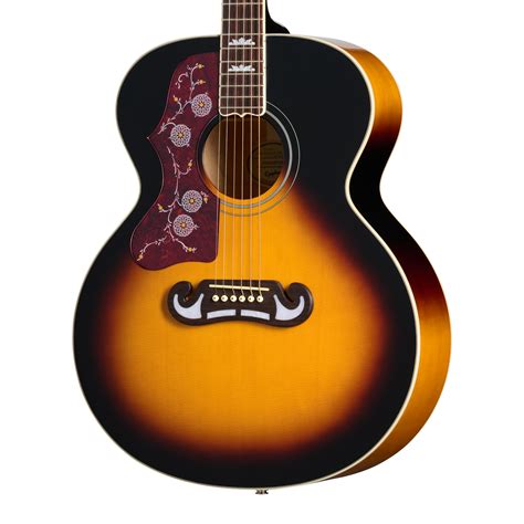 Epiphone J 200 Studio Left Handed Vintage Sunburst Gibson