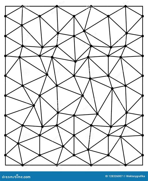 Abstract Triangle With Dots Seamless Pattern Wallpaper Design Stock Vector Illustration Of