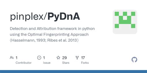github pinplex pydna detection and attribution framework in python