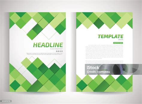 추상적인 벡터 현대 전단지 안내 책자 연간 보고서 Design 서식 파일 편지지 크기 A4 흰색 배경으로 가리기에 대한 스톡 벡터 아트 및 기타 이미지 Istock