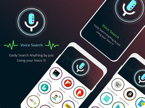 Voice Search App UI Concept Graphic By Attiqanaz603 Creative Fabrica