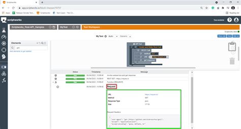 Rest Get Request 200 Scriptworks