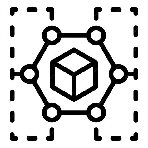 Premium Vector Digital Big Data Icon Outline Digital Big Data Vector Icon For Web Design