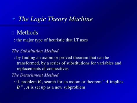 Ppt Empirical Explorations With The Logical Theory Machine A Case