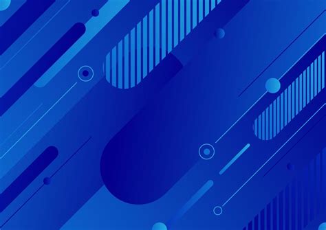 Abstract Modern Blue Color Diagonal Geometric Rounded Lines Shapes