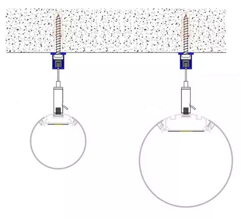 Round Led Strip Light Diffuser For Led Lighting Decoration