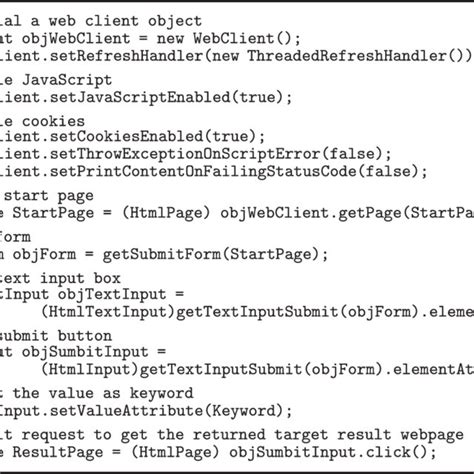 Example Codes Of Emulating InputBox Type Submission Download Scientific Diagram