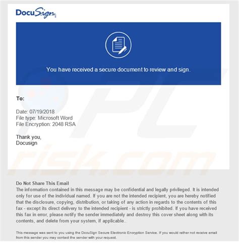 Protecting Yourself From DocuSign Email Scams Guide Tips Scam Reporting Organization