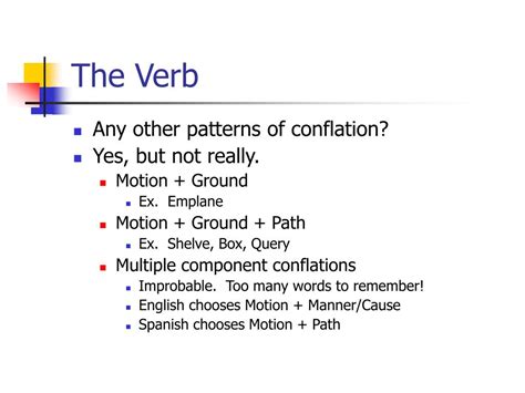 Ppt Lexicalization Patterns Semantic Structure In Lexical Forms