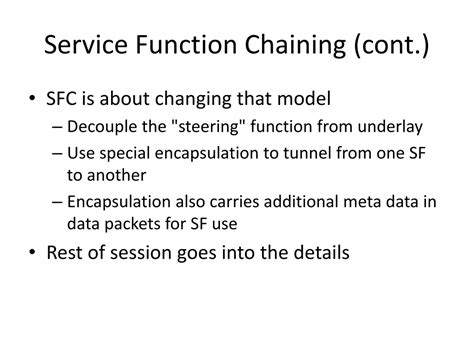 Ppt Service Function Chaining Sfc Bof Powerpoint Presentation Free