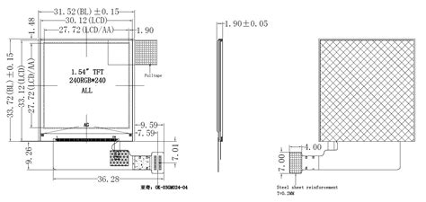 154 240x240 Wide Angle Tft Lcd Display With Spi Interface St7789v