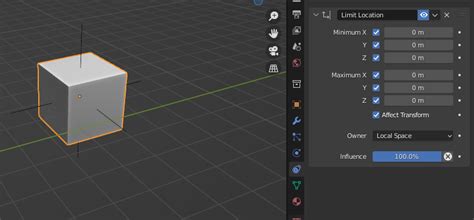 Constraints Constrain To Limit Location Blender Stack Exchange