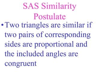 Similarity Day 1 Sss Sas Aa PPTX Physics Science
