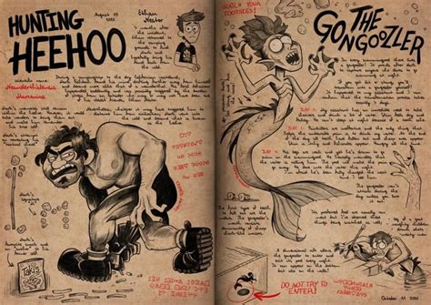 Sammys Animations And Art — Unus Annus Cryptids In Gravity Falls Journal