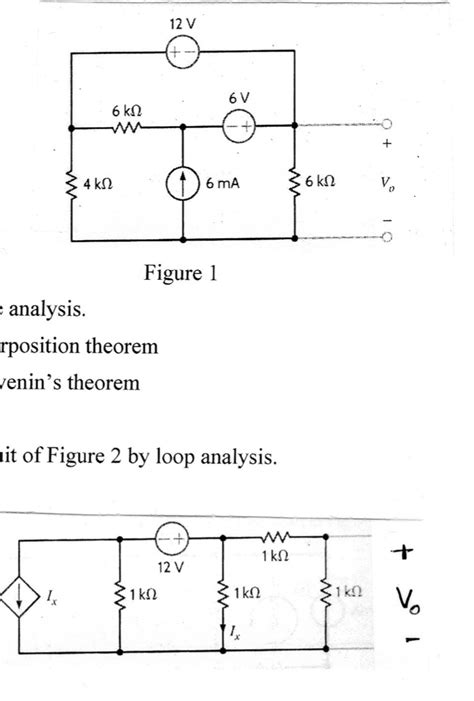 solved 1 find vo using nodal analysis 2 find vo using