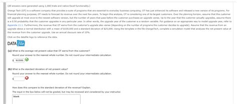 Solved All Answers Were Generated Using 1 000 Trials And Chegg Com