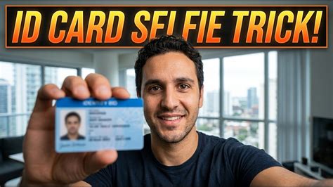 How To Make Selfie Photo Holding Id Card In Hand Realistic Id Card