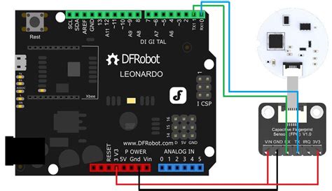 Uart Capacitive Fingerprint Sensor Fpc Connector The Pi Hut