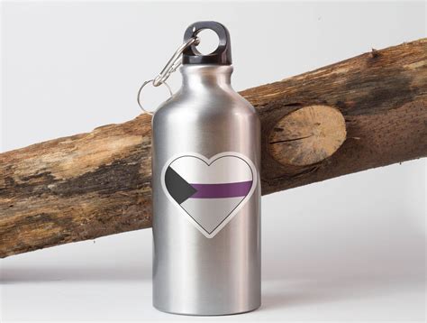 Demisexual Flag Heart Vinyl Sticker Lgbtqia Vinyl Sticker Indoor