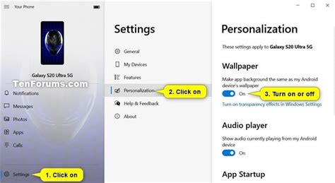 Sync Phone Wallpaper With Your Phone App Background On Windows 10 PC Tutorials