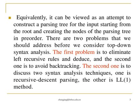 Ppt Chapter4 Top Down Syntax Analysis Powerpoint Presentation Free Download Id6611606