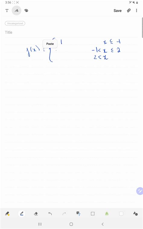 Solvedthe Graph Of A Piecewise Defined Function Is Given Find A