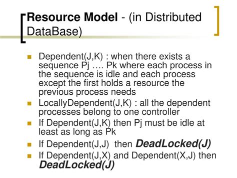 Ppt Distributed Deadlock Detection Powerpoint Presentation Free Download Id6612999