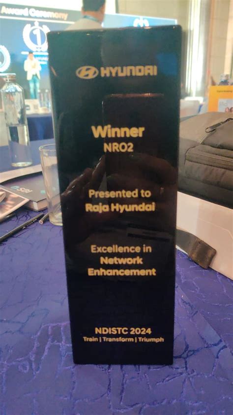 Ronak Dhoot On Linkedin Delighted To Receive An Award From Hyundai