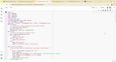 Python Ai Voiceassistant Automation Internship Machinelearning