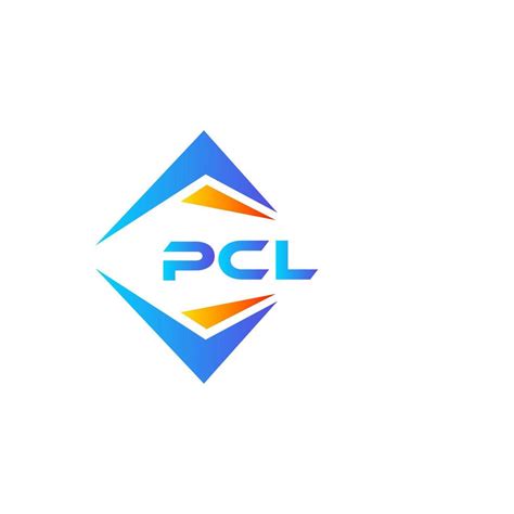 Pcl Abstract Technology Logo Design On White Background Pcl Creative Initials Letter Logo