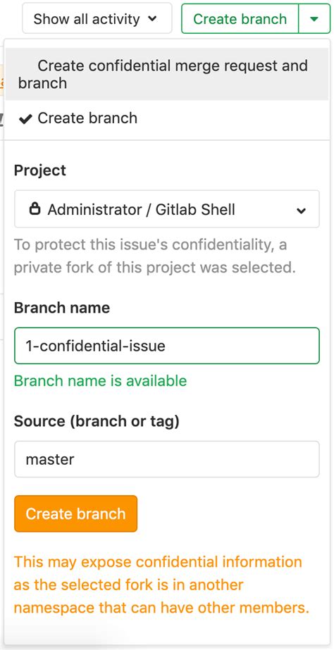 confidential issues · issues · project · user · help · gitlab