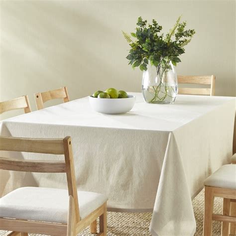 Koo Dahlia Tablecloth Linen 150 X 300 Cm Spotlight Australia