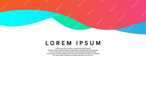 Premium Vector Abstract Colorful Wavy Background