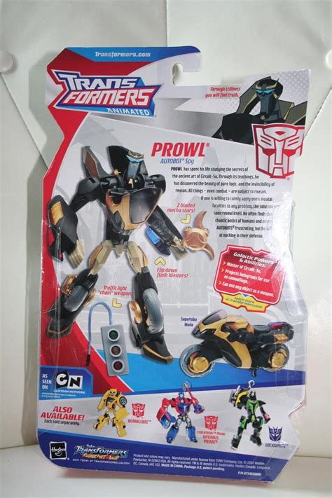 Transformers Animated Prowl Deluxe Class Figure Parry Game Preserve