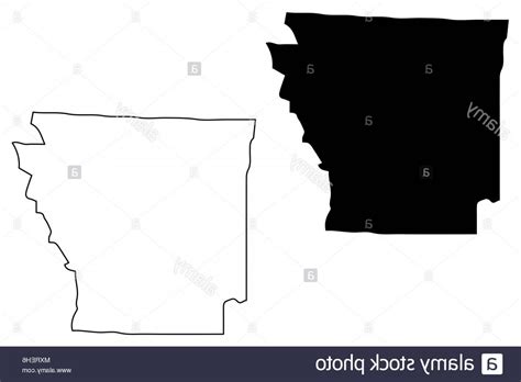 Arkansas Outline Vector At Collection Of Arkansas
