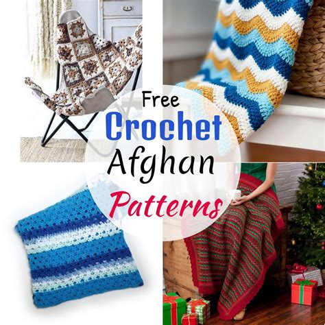 30 Free Crochet Afghan Patterns In 2021 Diyncrafty