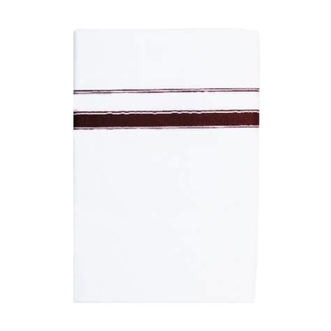 White Single Dhoti With Small Green Border Mrlungi