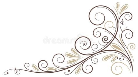 Floral Frame Corner Design Decorative Border And Botanical Art Vector Design Generative Ai
