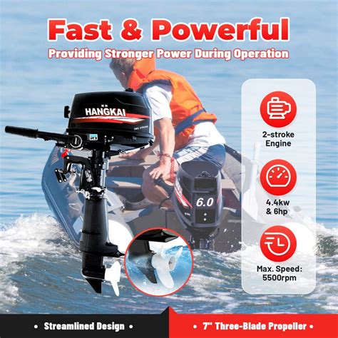 HANGKAI Outboard Motors | 6 HP 2-Stroke Outboard Motors on Sale.