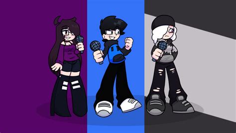 The Big Three Vade Cj And Ruby Wallpaper By Yourlocalattf On