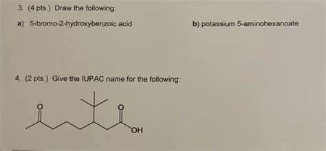 Solved 3 4 Pts Draw The Following A